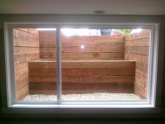 window wells on Pinterest | Window Well, Egress Window and Basement Windows
